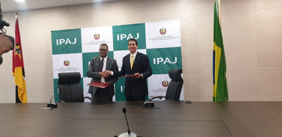 Inauguração da sede do IPAJ em Moçambique